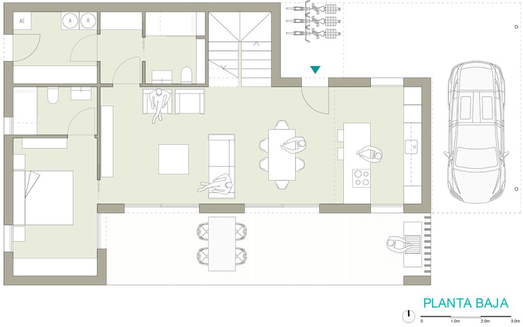 configurable panoramic model house 4 rooms - Build Lovers